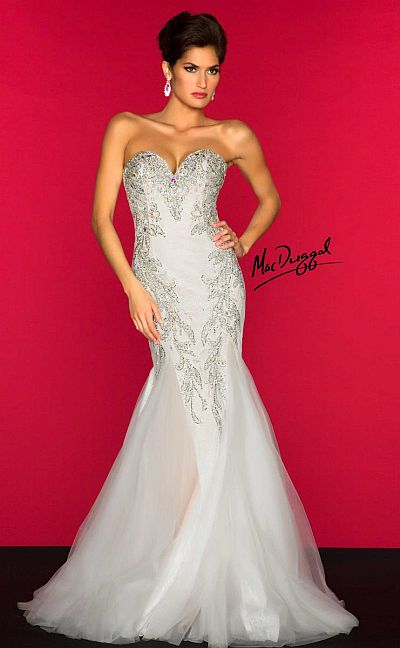 Mac Duggal Mermaid Evening Dress 81901r French Novelty