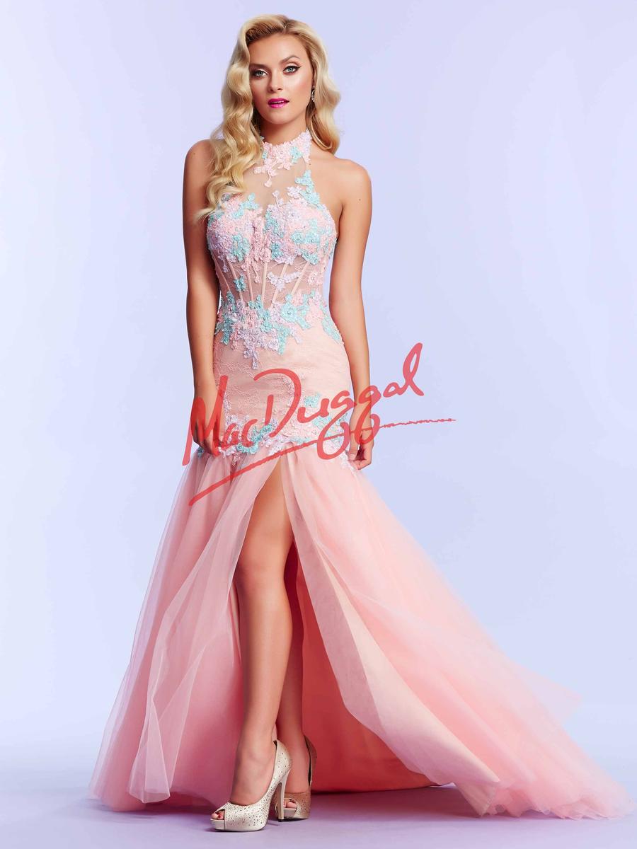 French Novelty Mac Duggal 10057m Unique Prom Dress