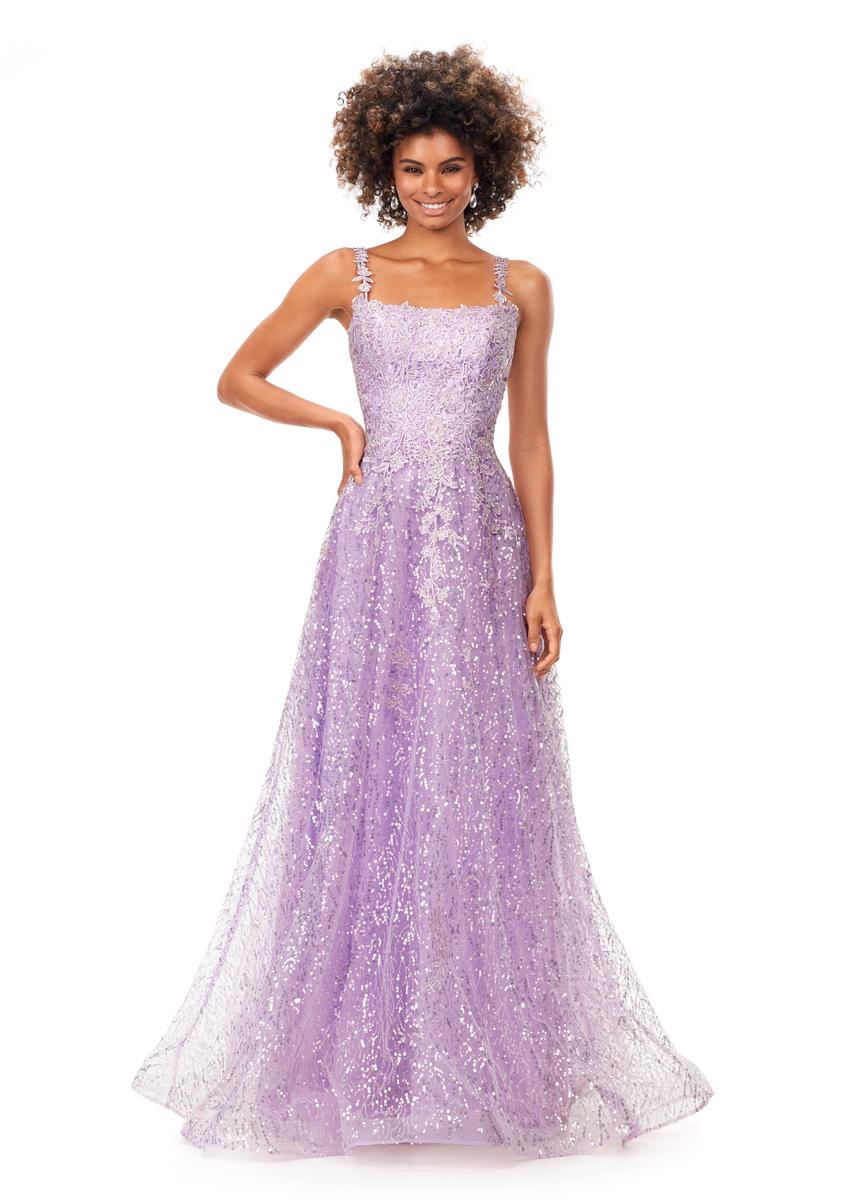 French Novelty: Ashley Lauren 11338 Princess Sequin Prom Dress