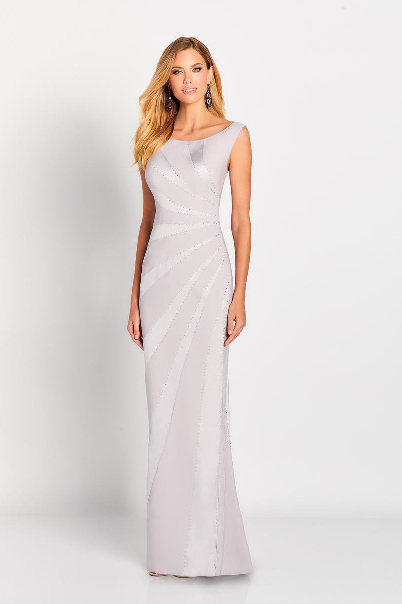 French Novelty: Cameron Blake 119649 Sleek and Alluring Gown