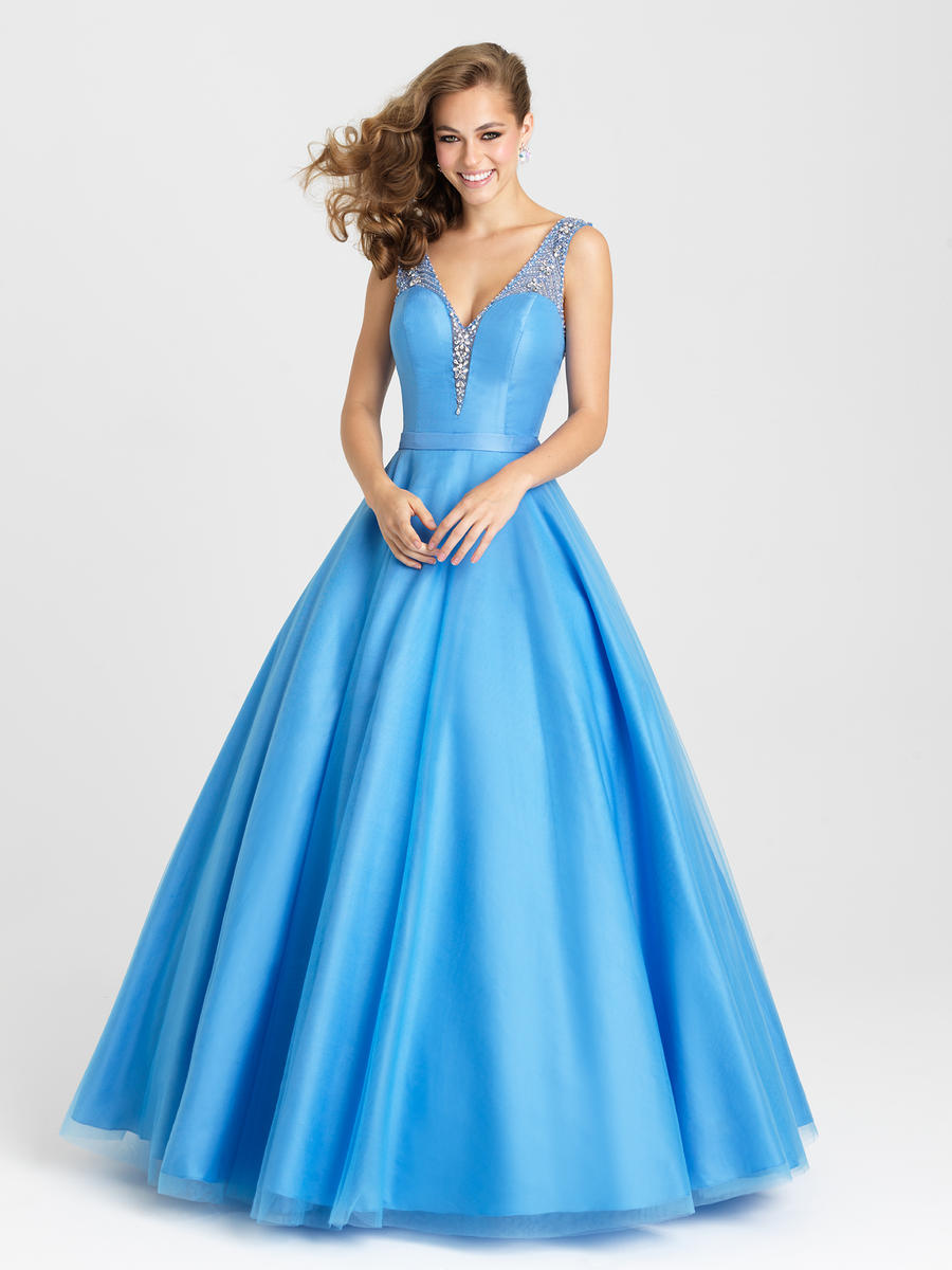 French Novelty: Madison James 16-376 Prom Ball Gown