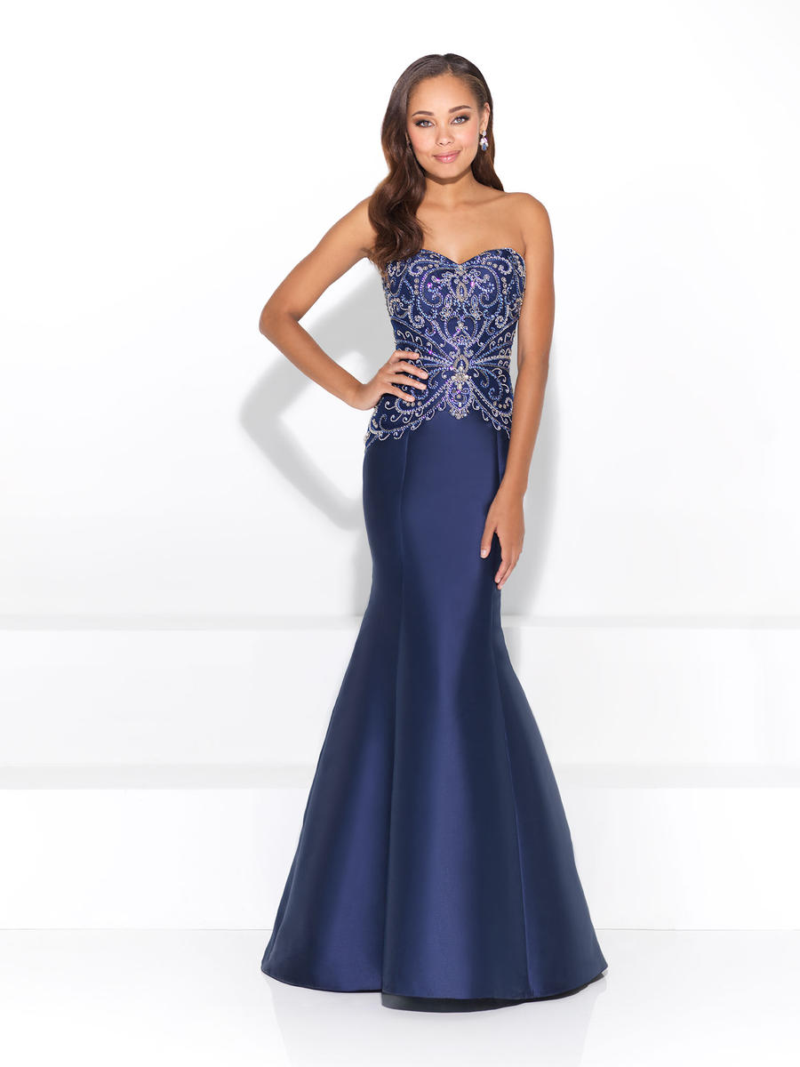 French Novelty: Madison James 17-301 Beaded Mermaid Prom Dress