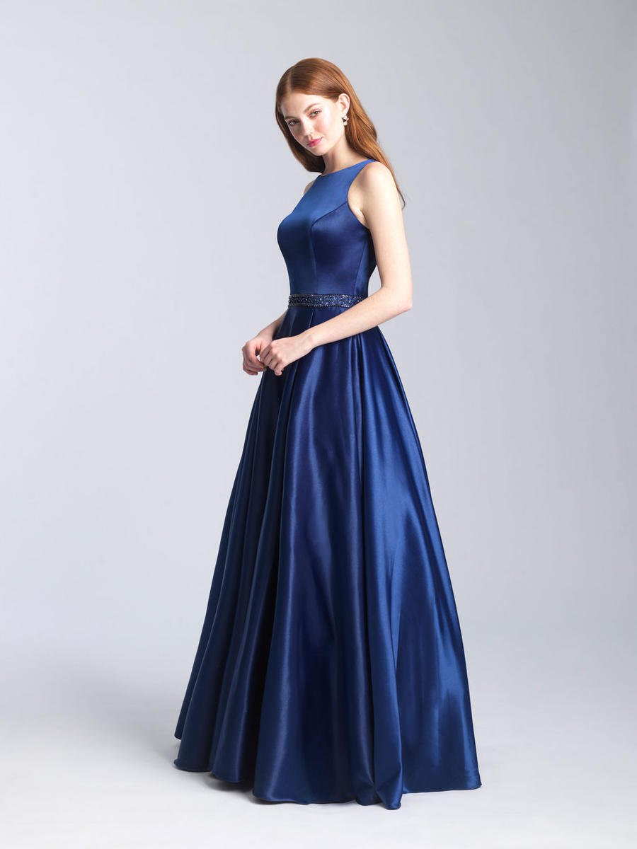 French Novelty: Madison James 20-305 Backless Prom Dress