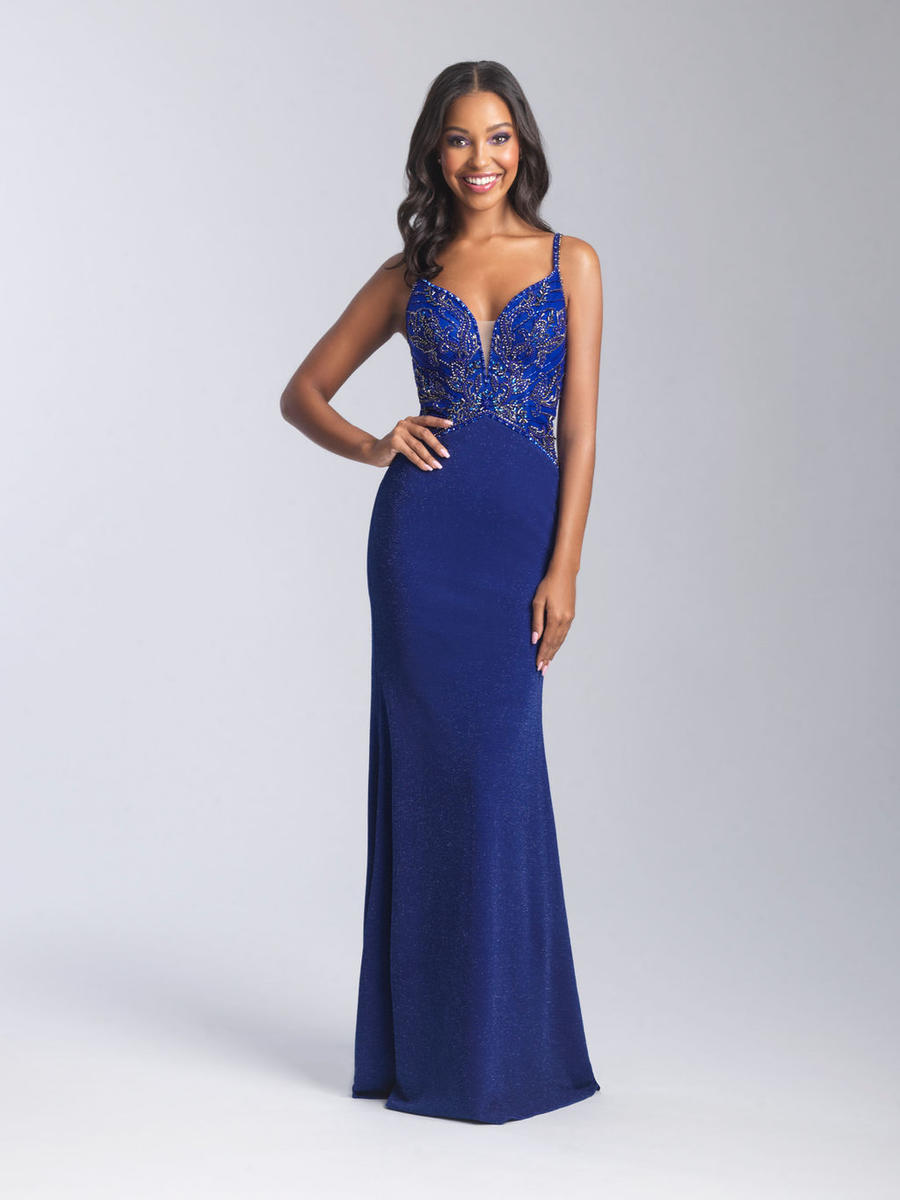 French Novelty: Madison James 20-370 Gorgeous Beaded Prom Dress