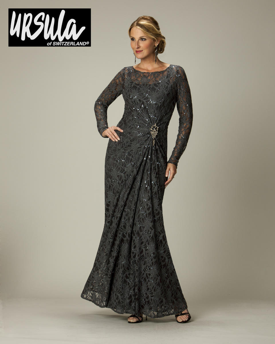 French Novelty: Ursula of Switzerland 31291 Lace Mothers Dress