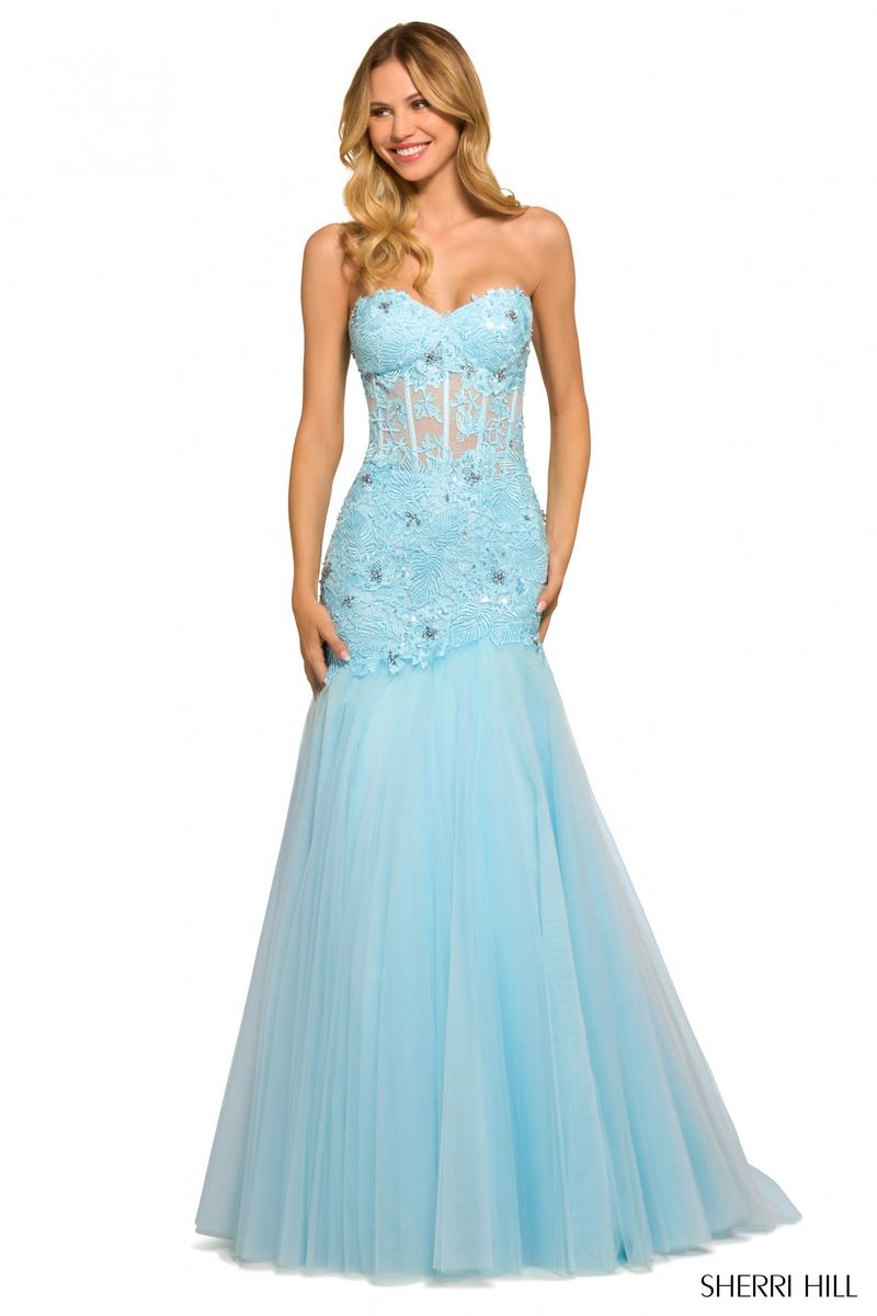 Dropped Waist Prom Dress