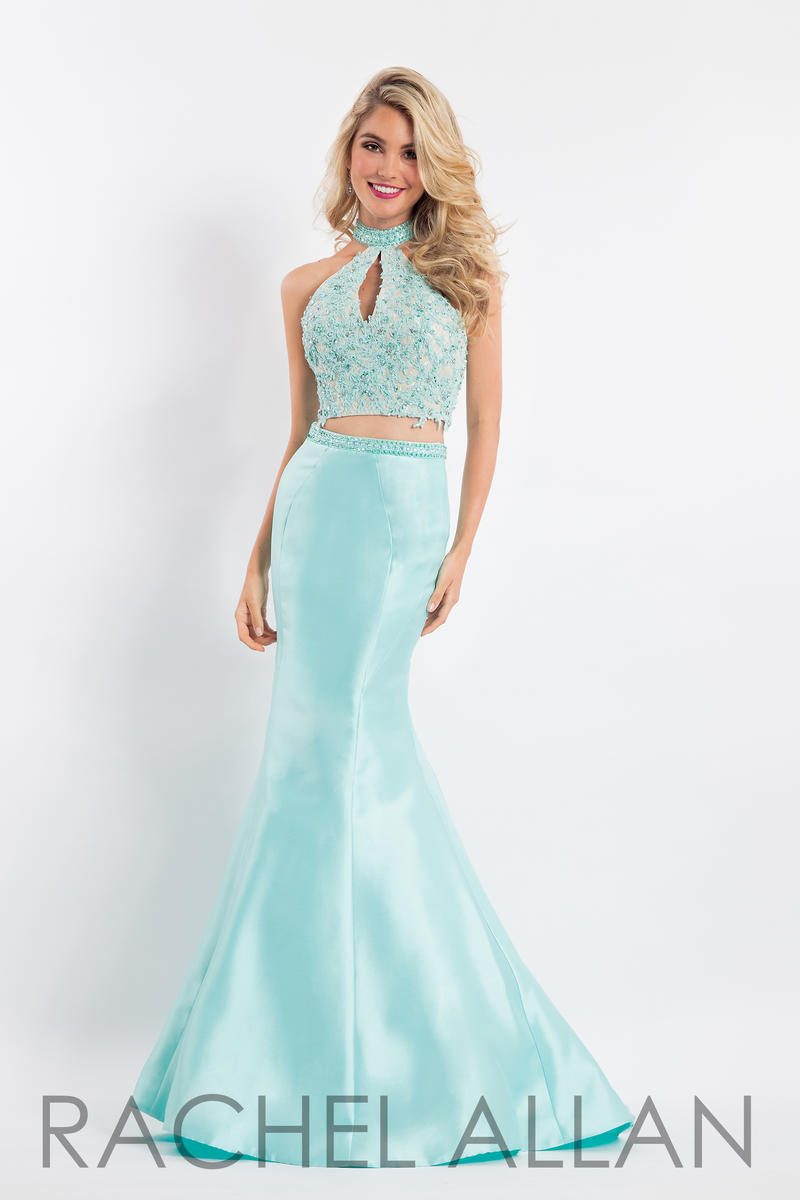 French Novelty: Rachel Allan 6031 Mermaid 2 Piece Prom Dress