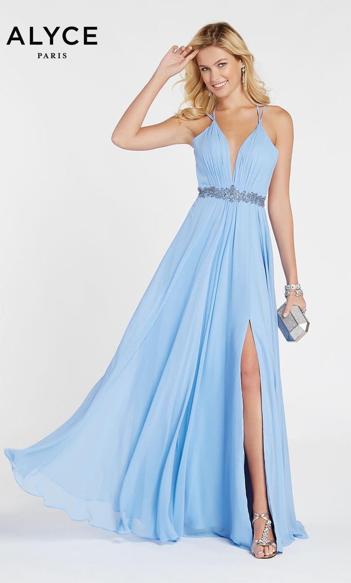 French Novelty: Alyce Paris 60455 Ruched Bodice Prom Dress