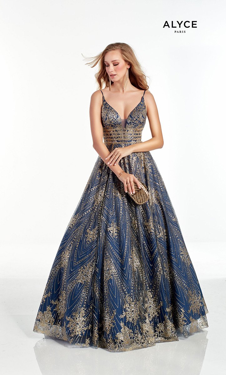 French Novelty: Alyce Paris 60870 Amazing Glitter Prom Dress