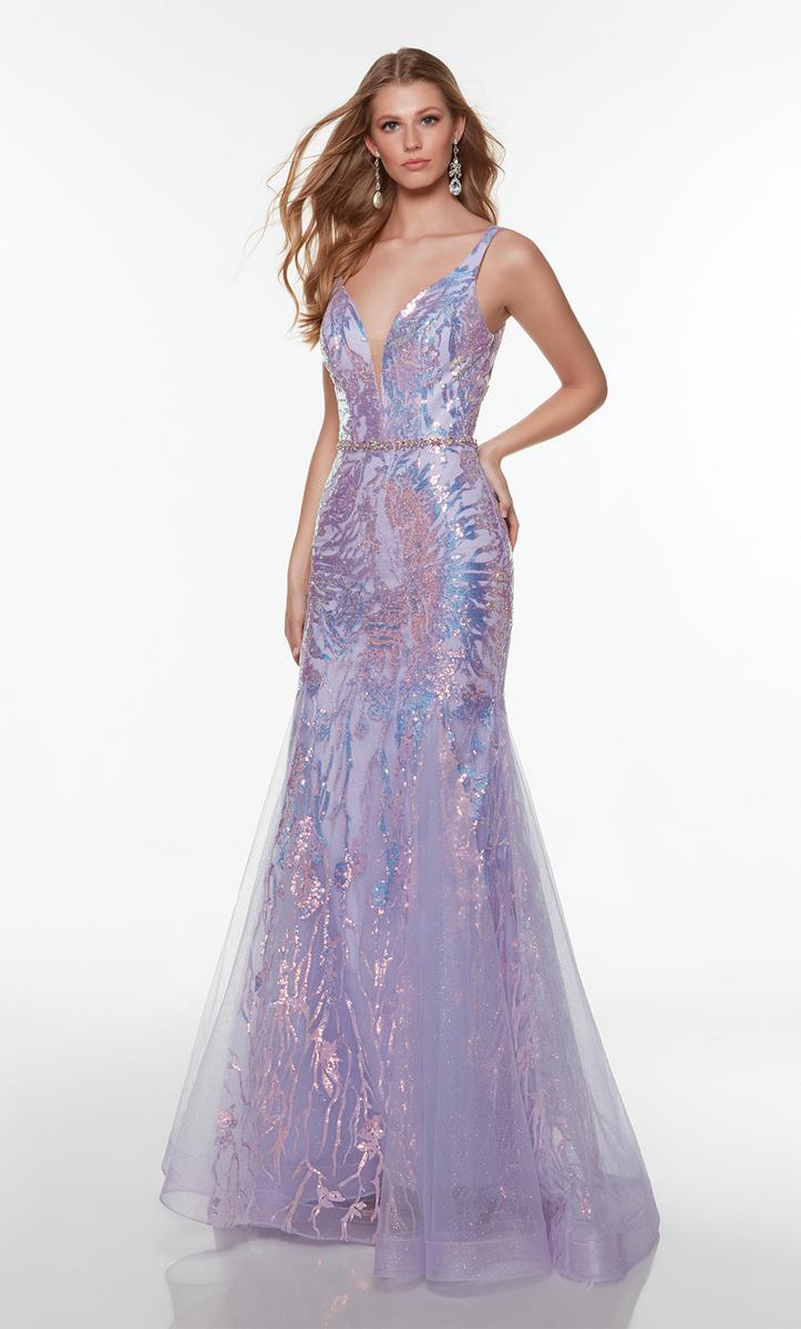 French Novelty: Alyce Paris 61241 Fascinating Sequin Prom Dress