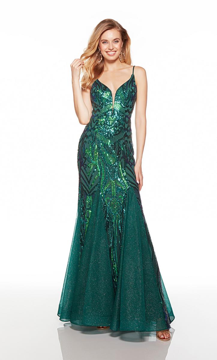French Novelty: Alyce Paris 61420 Sequin Mermaid Prom Dress