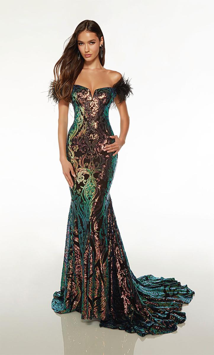 French Novelty: Alyce Paris 61595 Prom Dress