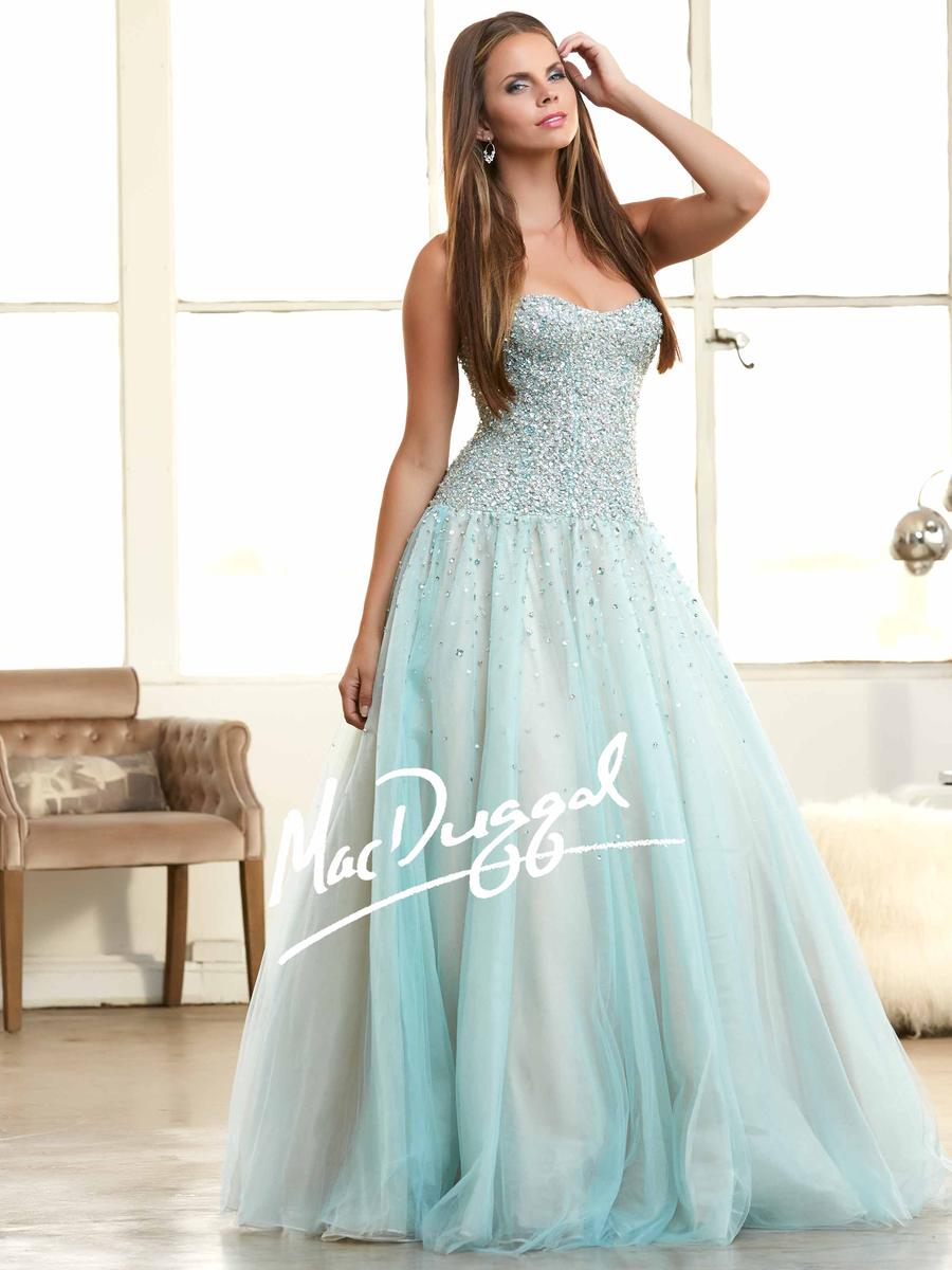 French Novelty Mac Duggal 62103h Tulle Ball Gown