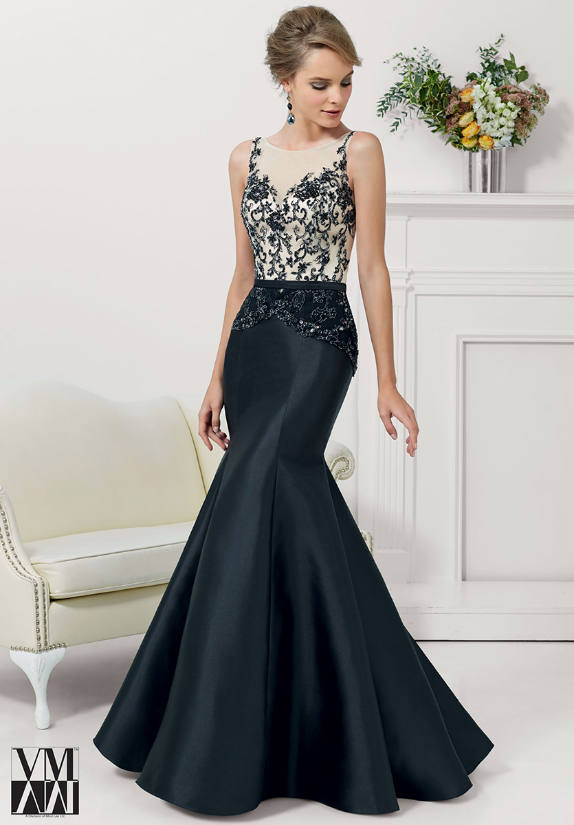 French Novelty: VM Collection 71105 Beaded Evening Dress