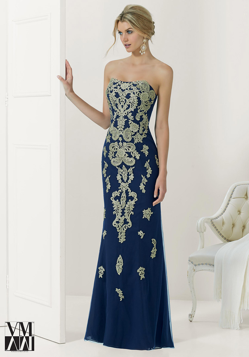 French Novelty: VM Collection 71138 Formal Dress with Bolero