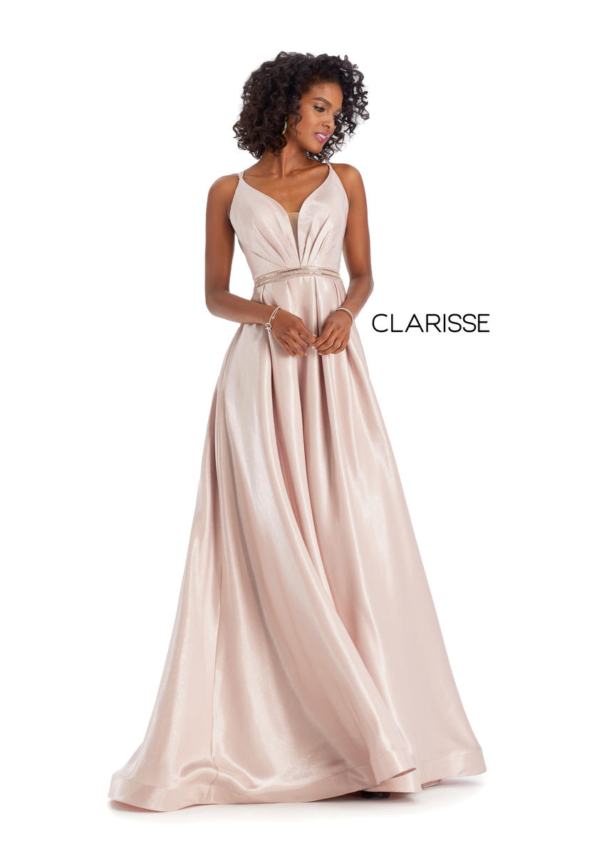 French Novelty: Clarisse 8088 Ruched Top Gown