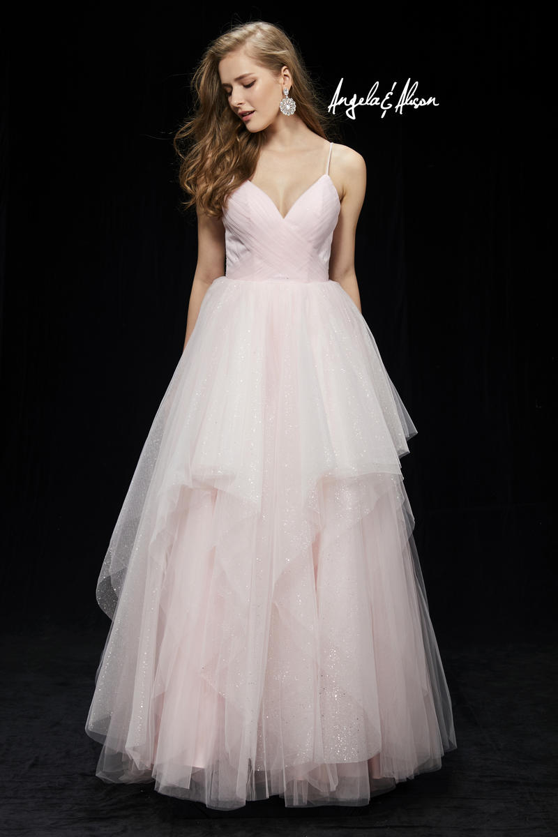 Angela and Alison 81041 Ballerina Prom Gown: French Novelty