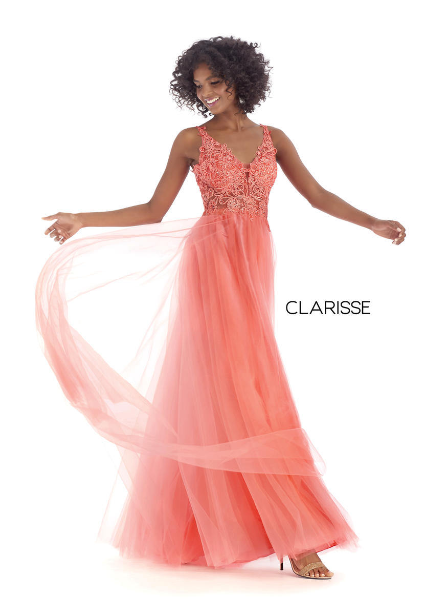 French Novelty: Clarisse 8161 Beautiful Prom Gown