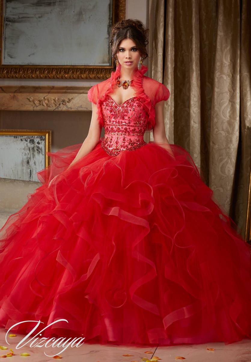 French Novelty: Vizcaya 89118 Jewel Beaded Quince Dress French Novelty: Vizcaya 89118 Jewel Beaded Quince Dress