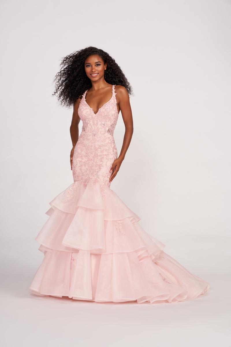 Light Pink Mermaid Prom Dress