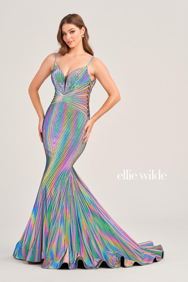 French Novelty: Ellie Wilde by Mon Cheri EW35704 Supernova Prom Dress