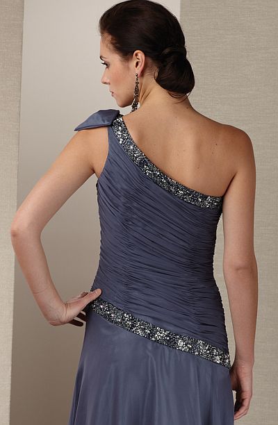 French Novelty: Alyce Jean De Lys 29536 One Shoulder Ruched Formal Dress