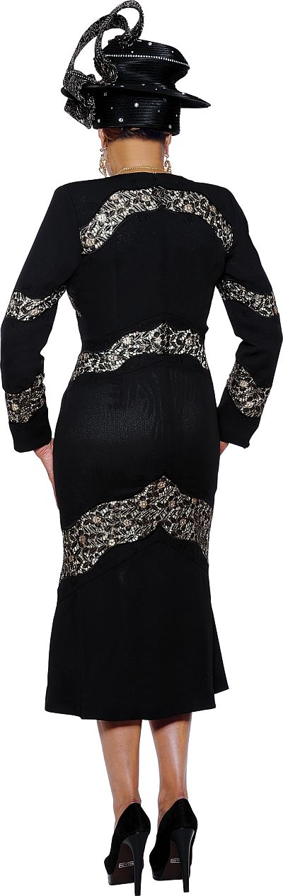 French Novelty: DCC Rose Long Sleeve Church Dress 3515