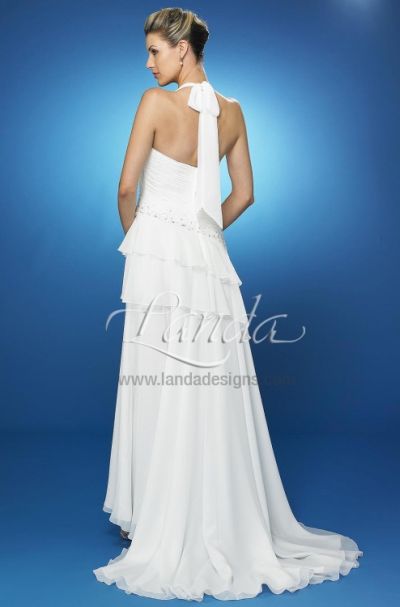 French Novelty: Destination Bridal Dress D348 by Landa with 60" Train