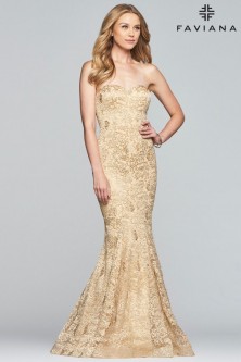 Faviana Evening Dresses: French Novelty