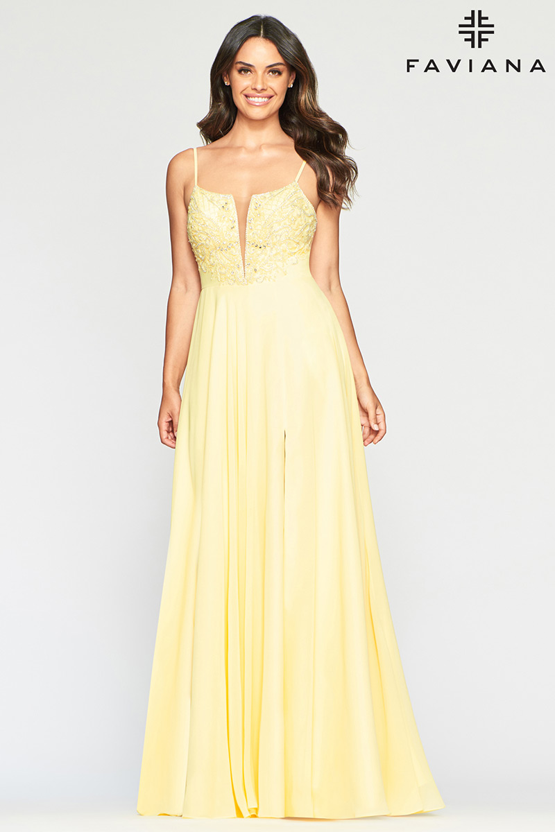French Novelty: Faviana Glamour S10415 Sweet Prom Gown