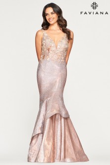 Faviana Evening Dresses: French Novelty