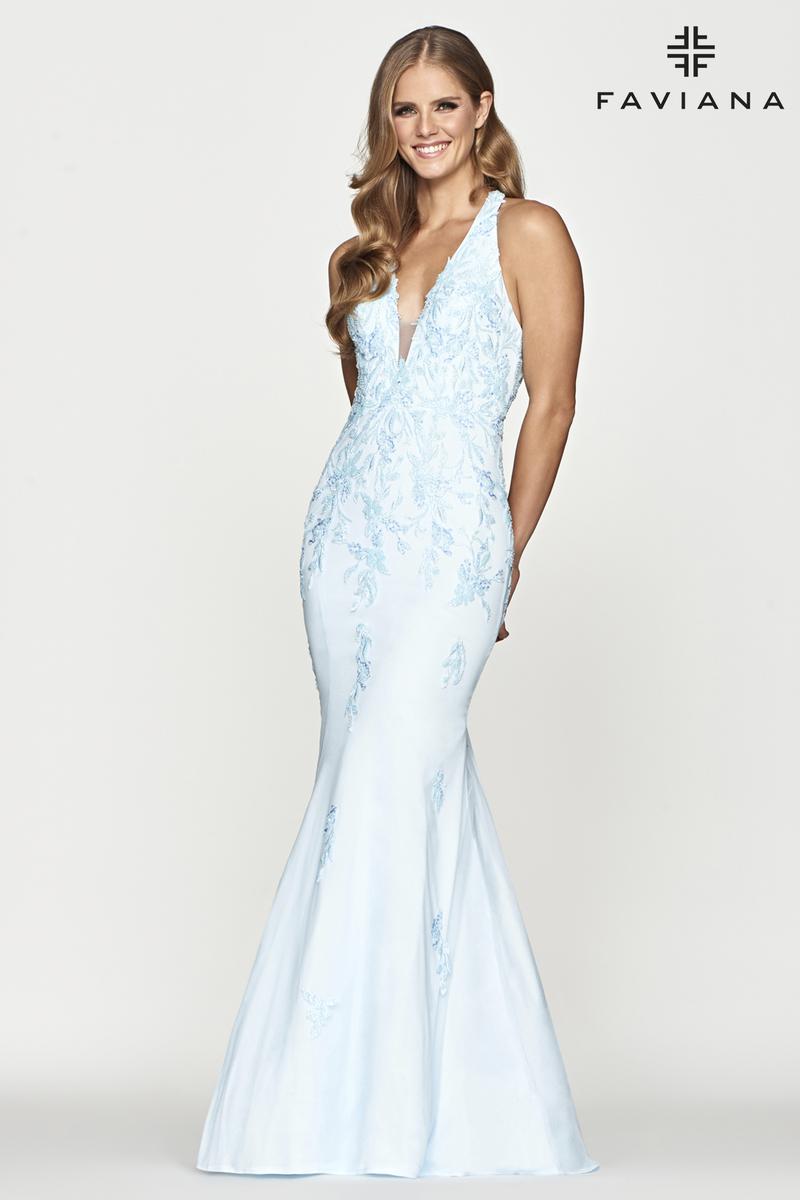 French Novelty: Faviana Glamour S10635 Slim Mermaid Prom Dress