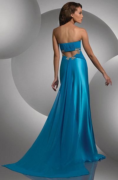 French Novelty: Shimmer Prom Dress with Modesty Panel 59441 by Bari Jay