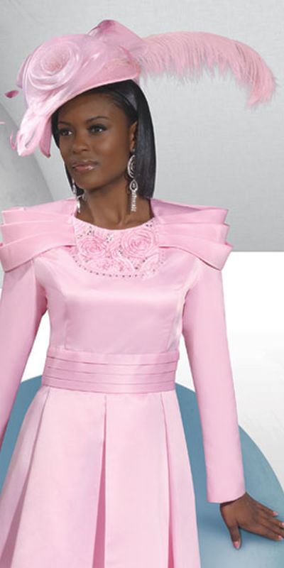 French Novelty: Lisa Rene 3244 Satin Church Dress