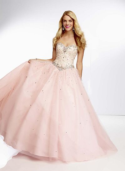 French Novelty Mori Lee 95045 Paparazzi Lace Up Tulle Ball Gown