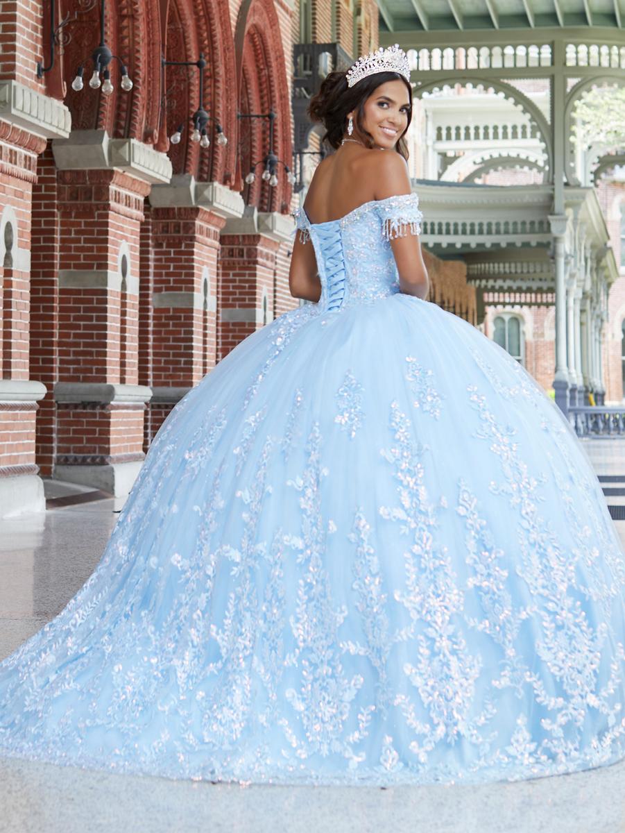 Quinceanera Dresses Baby Blue And White